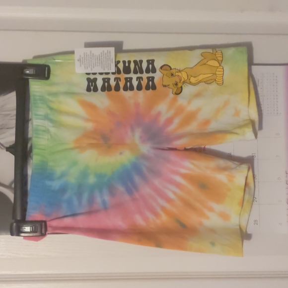Disney | Shorts | Disney Lion King Young Simba Hakuna Matata Tie Dye ...